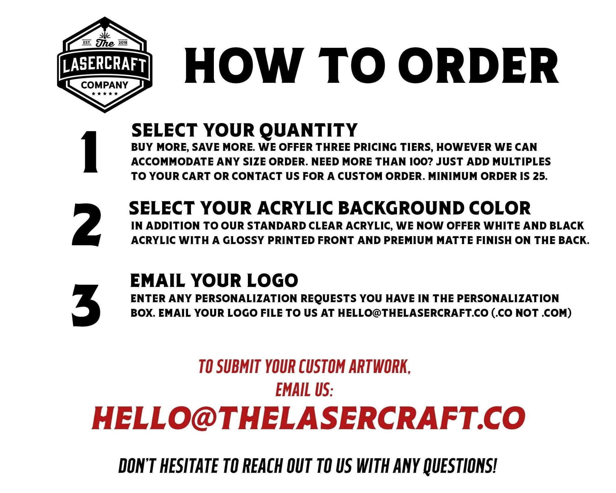 Custom Acrylic Keychains | The Lasercraft Co.