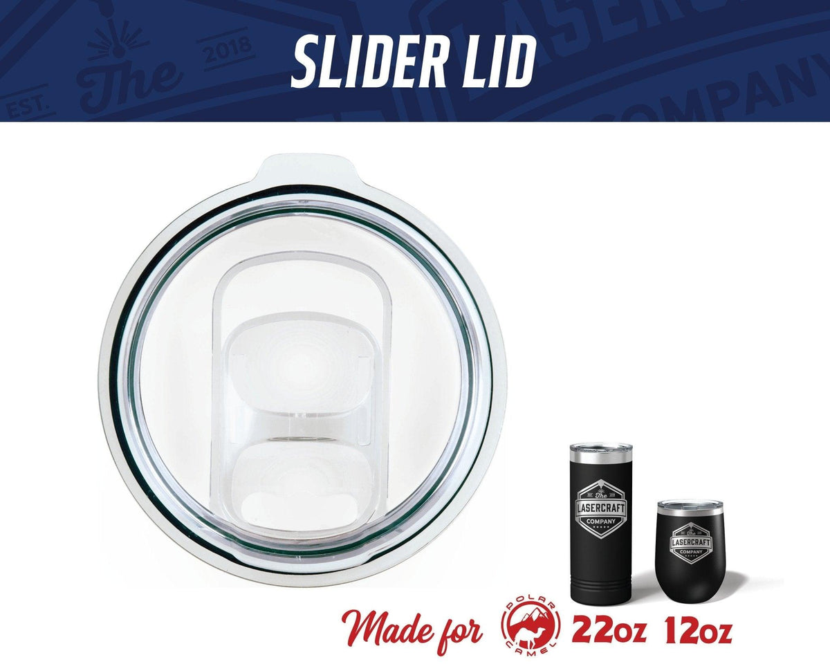 Polar Camel Slider Lid Replacement for 12oz and 22oz Skinny Tumblers ...